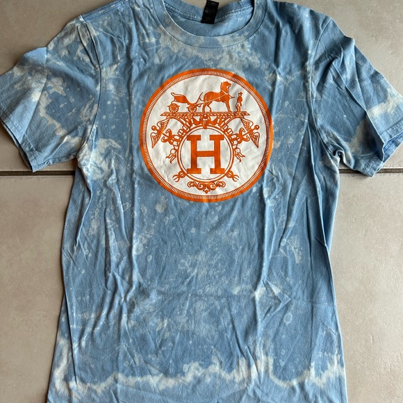 Tops | Hermes Custom Made T Shirt | Poshmark